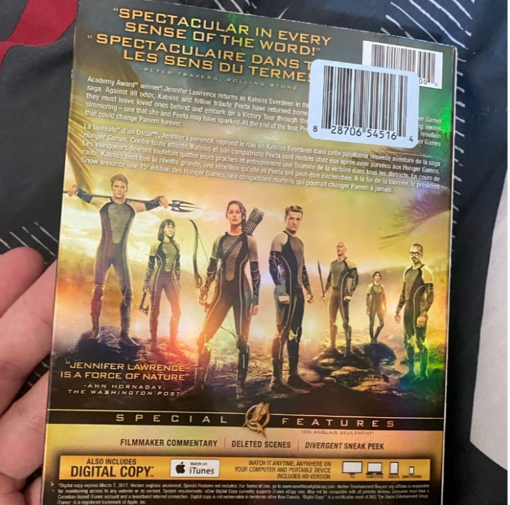 Hunger games catching fire dvd with slipcover New Free Shipping & BOGO ...