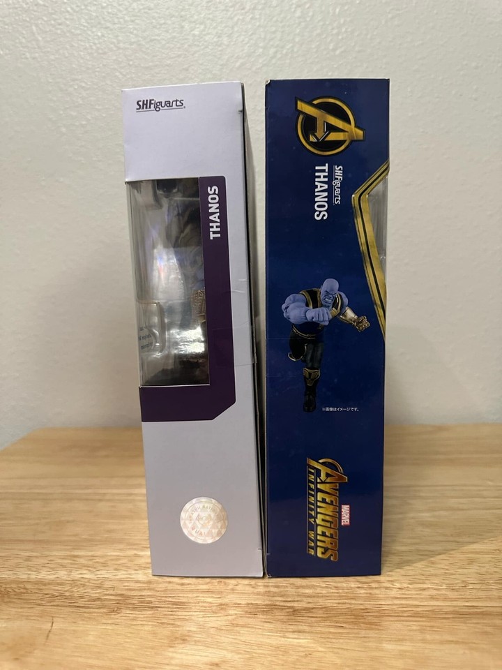 Bandai S.H. Figuarts Avengers Infinity War Thanos & Avengers Endgame ...
