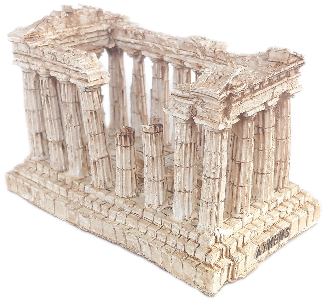 4 3/4" Souvenir Greece Athens Parthenon Acropolis 3D Model Statue ...