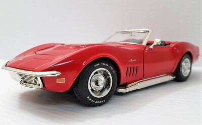 Corvette Chevrolet StingRay Race Car Chevy Classic Hot Rod Metal ...