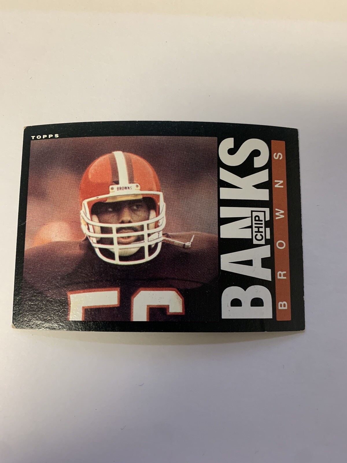 1985 Topps NFL Chip Banks Cleveland Browns | eBay