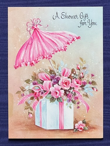 VINTAGE Bridal Shower Greeting Card 3" x 5" Paramount | eBay