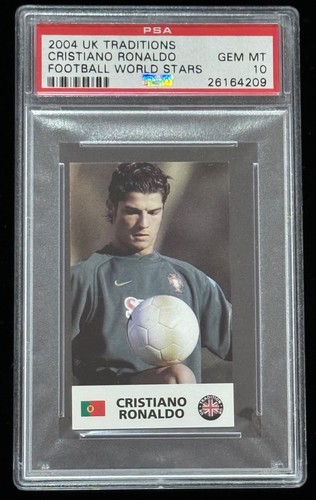 Cristiano Ronaldo 2004 UK Traditions Football World Stars Rookie Card ...
