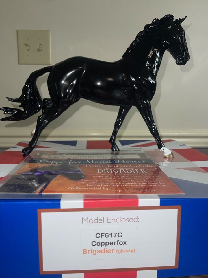 Copperfox Glossy "Brigadier" Irish 1/48 Model Horse like Breyer/Peter Stone | eBay