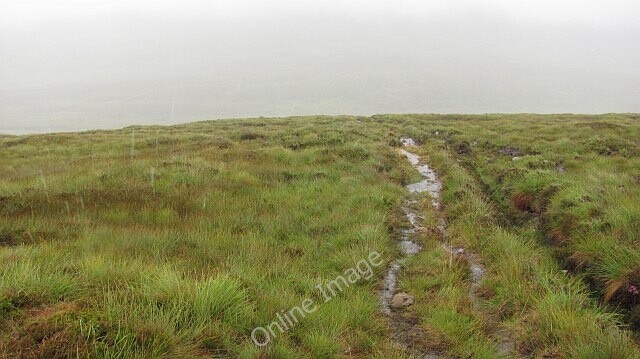 Photo 6x4 Path, Strath Shinary Allt Dubh Mu00f2r A pony path seen in ...