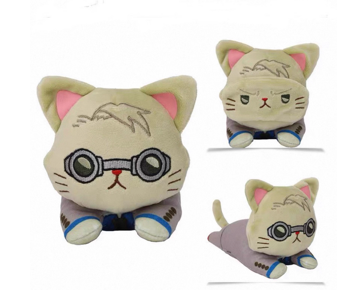 Jujutsu Kaisen Nanami Kento WithCat Plush Doll Stuffed Toy 15cm With ...