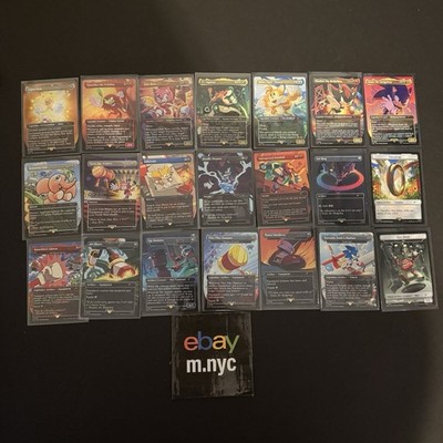 Sonic the Hedgehog Magic Gathering Secret Lair MTG Full Non Foil Set of ...