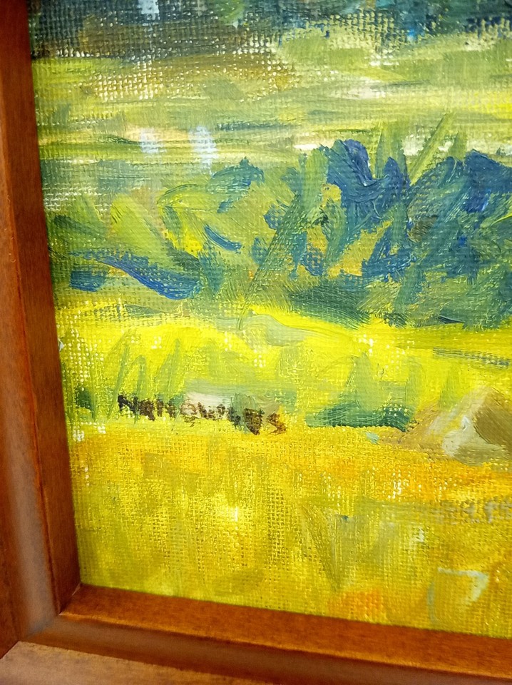 Nancy Knowles original oil painting Scott Lake Oregon 2007 framed ...