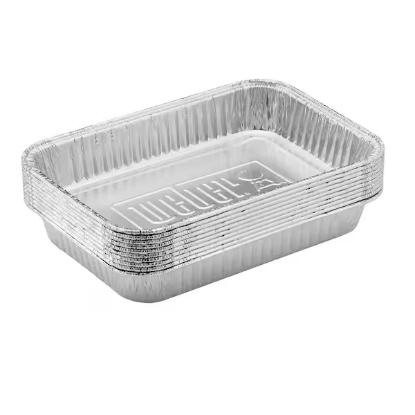 Small Drip Pans (10-pack) Weber Aluminum X Pan Grill of Genesis Spirit ...