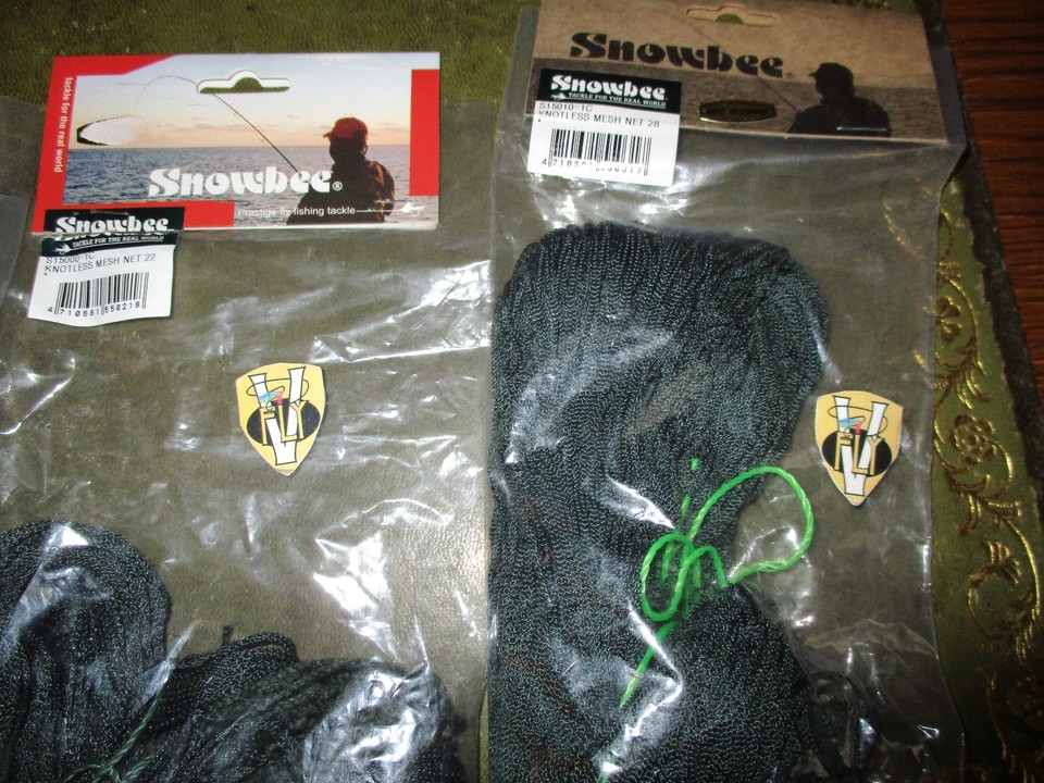 Snowbee Replacement Knotless Mesh Nets For Trout & Salmon Landing Nets ...