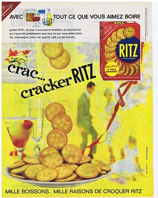 PUBLICITE ADVERTISING 104 1963 RITZ les crackers pour l'apéritif | eBay