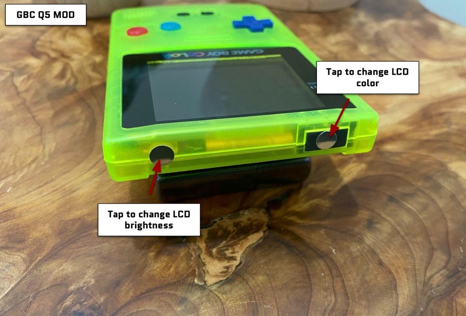 Nintendo Game Boy Color GBC System Backlight Backlit Brighter TFT ...