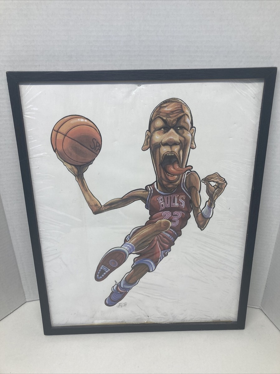 Michael Jordan Cartoon Drawings Michael Jordan 1996 Finals New