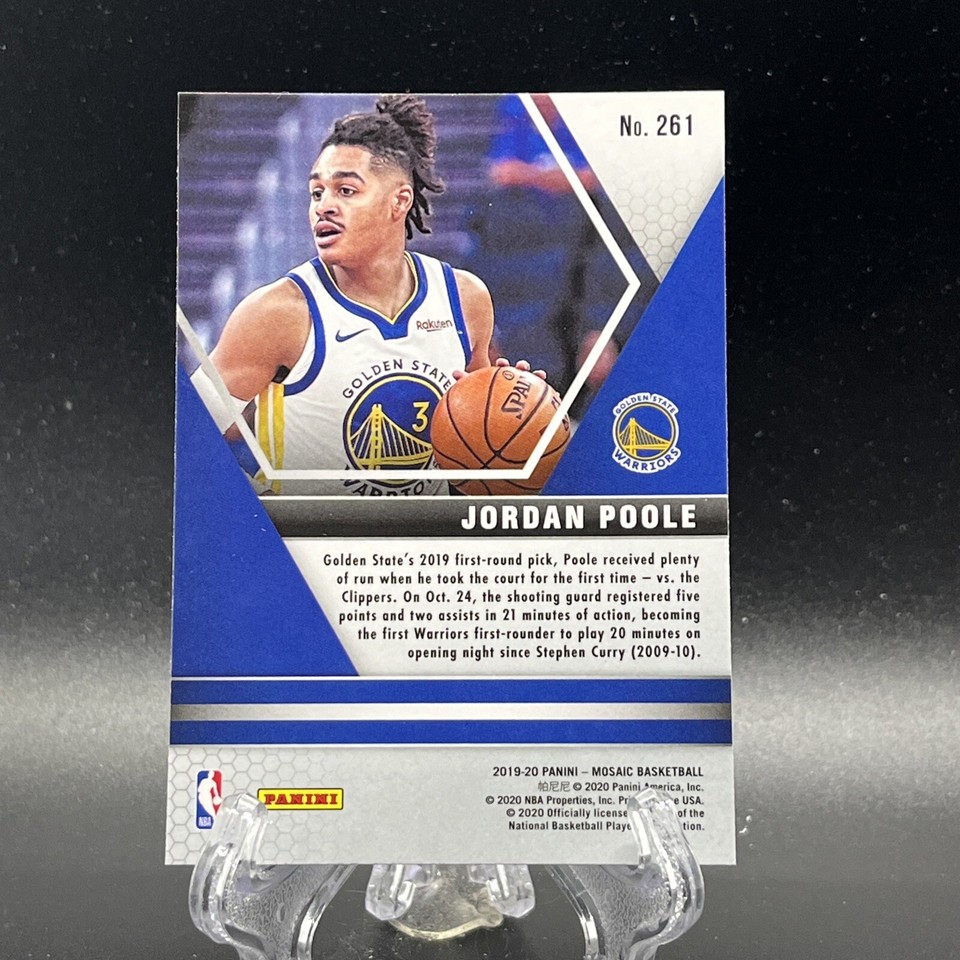 2019-20 Mosaic Debut Jordan Poole Rookie Card R14543 | eBay