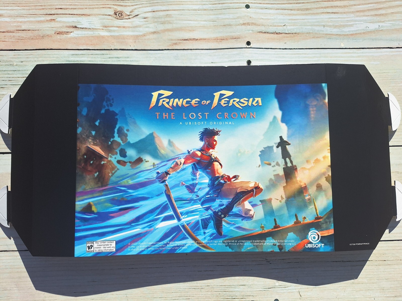 Prince of Persia The Lost Crown Stop Advertising Poster Shelf Display ...