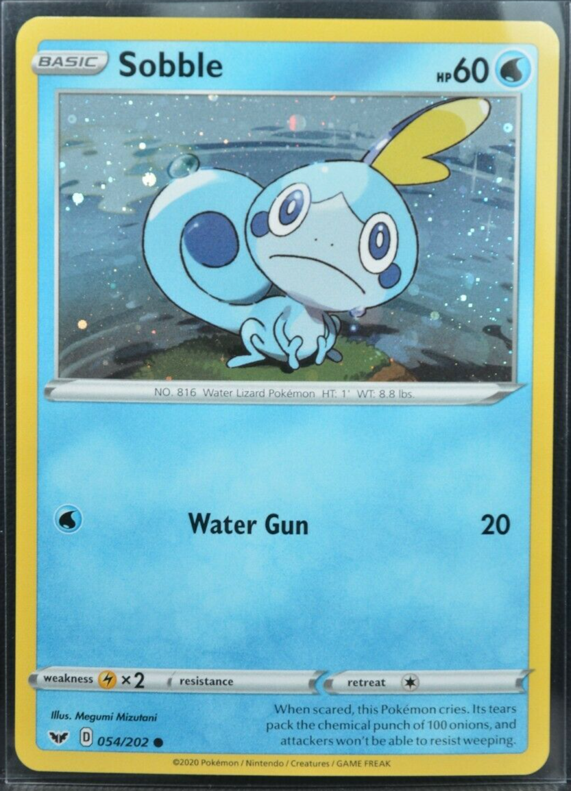 Sobble 054/202 Sword & Shield 2020 Cosmos Holo Rare Holo Pokemon TCG ...