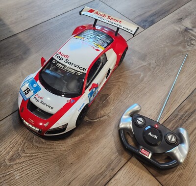 1:14 RC Remote Control Audi R8 LMS Performance W/ LED Lights RED Sports ...