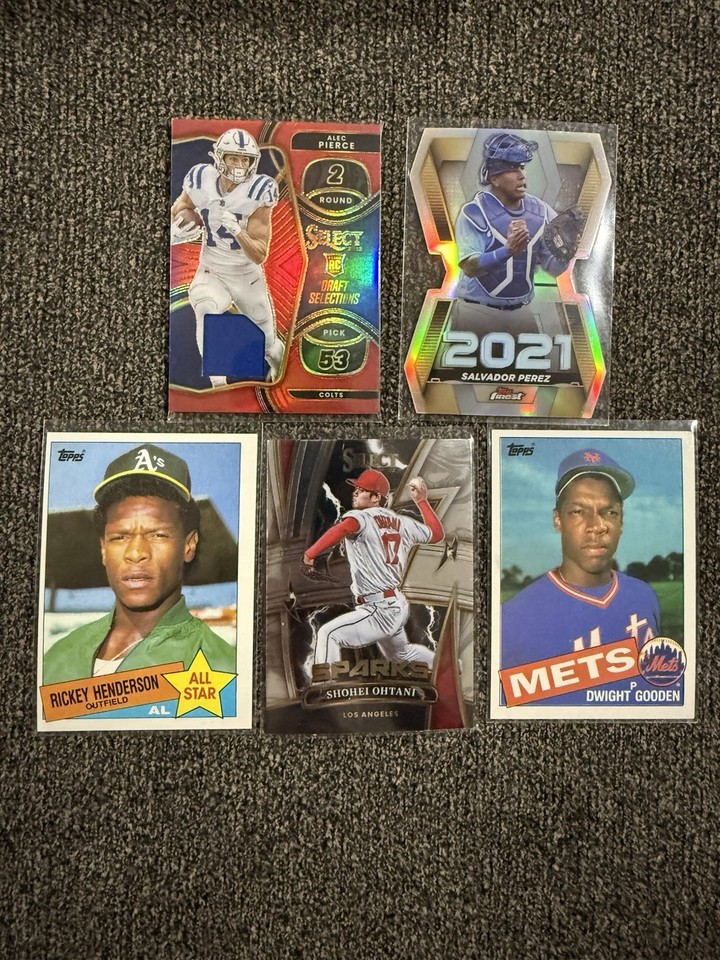 13 Card Lot Stars Jordan Mahomes Shai Jeter JROD Ohtani Rcs Insert #d ...