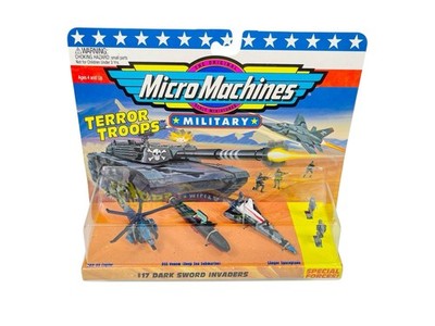 #7000 Galoob 1994 Micro Machine Military Terror Troops #17 DARK SWORD ...