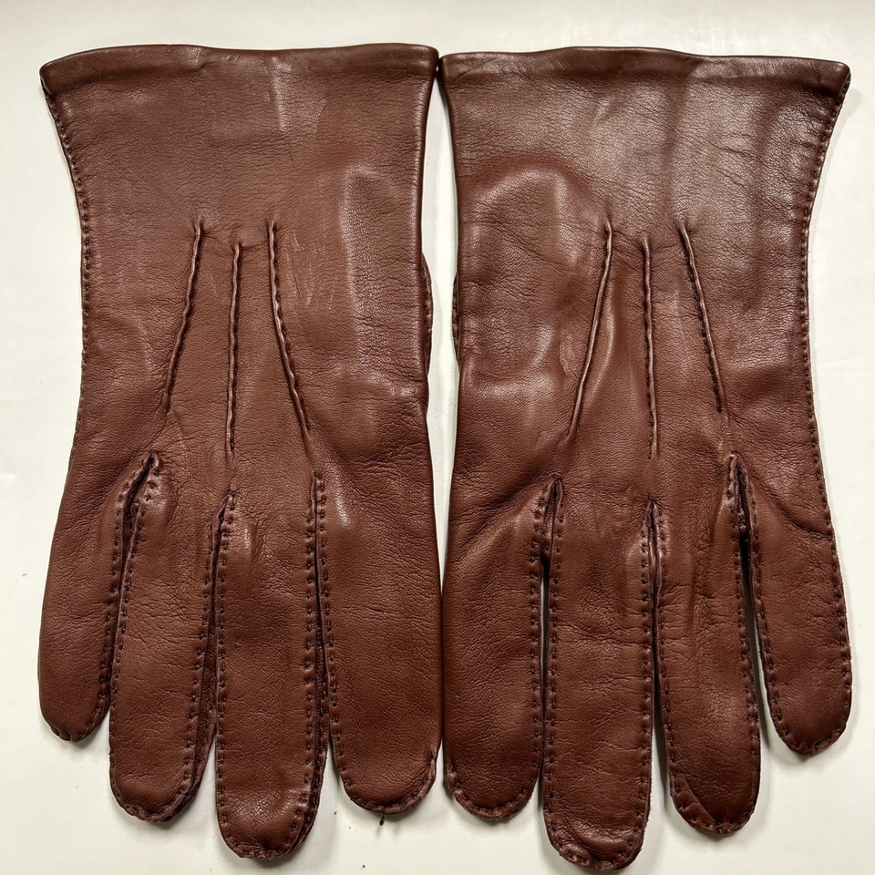 Men’s Paul Stuart Silk Lined Leather Driving Gloves | eBay