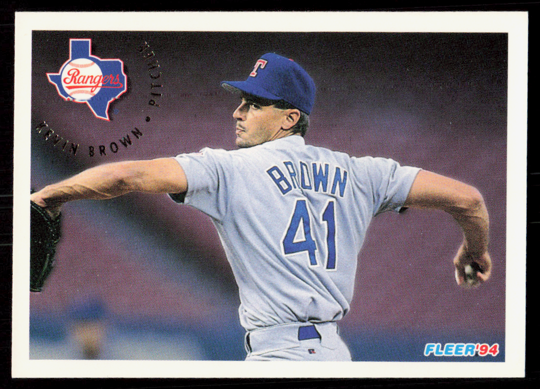 1994 Fleer 303 Kevin Brown Texas Rangers | eBay