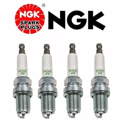 SET OF 4 NGK 4644/BKR7E V-Power Premium Copper Spark Plugs Made In ...
