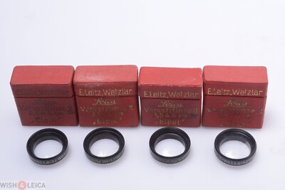 LEICA ELPRO,ELPET,ELPIK CLOSE UP, MACRO LENSES ELMAR PROVENANCE ASS PUB ...