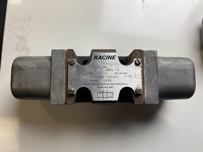 RACINE FD4-DSKS-102S-70 HYDRAULIC VALVE, 3000/4600 PSI MAX, 110/115V ...