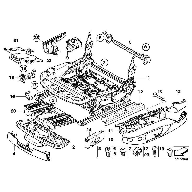 Original BMW 52106979625 - Blende Gurtendbeschlag links SCHWARZ 1er 3er ...