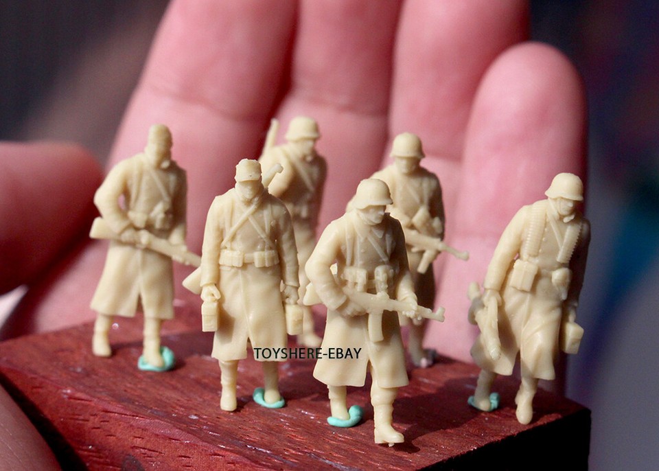 1/72 TANK CREW 1:72 WW2 germany soldiers team military toy TotalWar ...