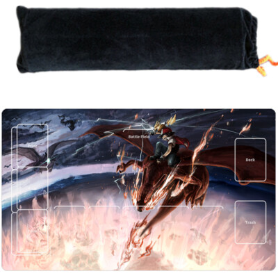 NEW Charizard Art Playmat TCG Card Game Play Mat Gaming Desk Mat Mouse ...