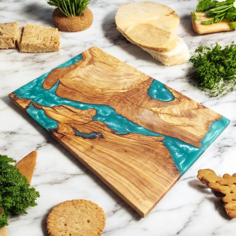 Custom Made,Charcuterie Board,Epoxy River Cutting Board,Epoxy Resin ...