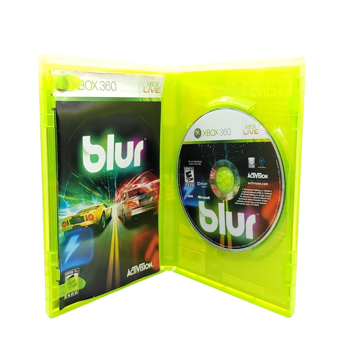 Blur (Microsoft Xbox 360 2010) Complete CIB 47875838871 | eBay