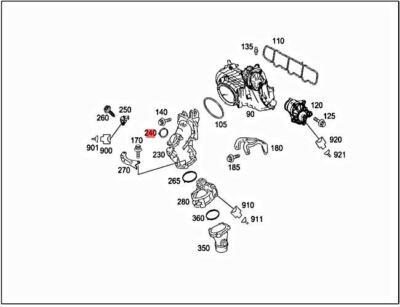 Genuine MERCEDES Elastomer molded seal 6510910360 | eBay
