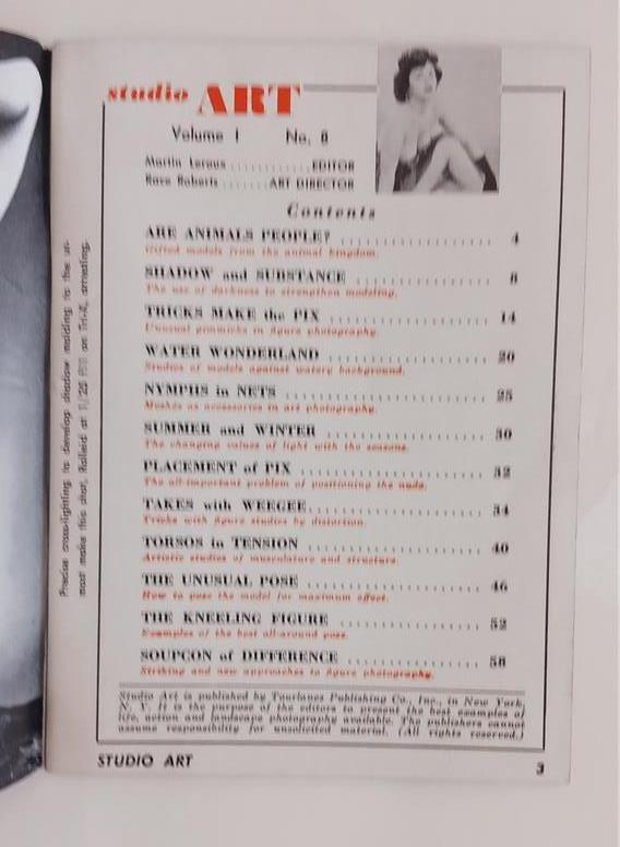 STUDIO ART MAGAZINE DIGEST VOL 1 #8 FULL PAGE FEMININE ART STUDIES | eBay