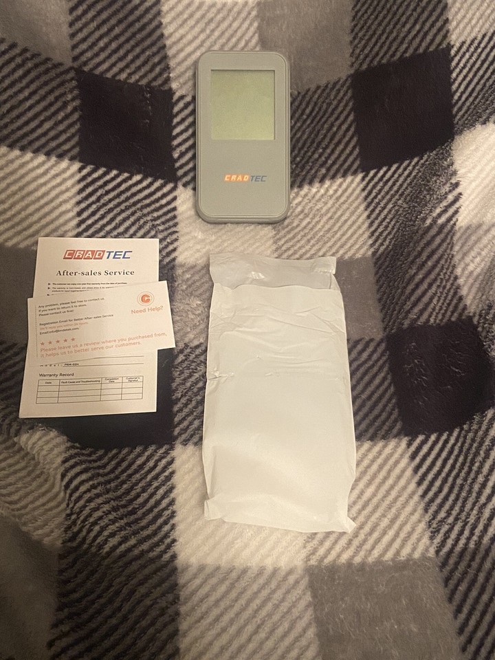 New Smart Radon Detector Digital Portable Cradtec Long & Short Term ...