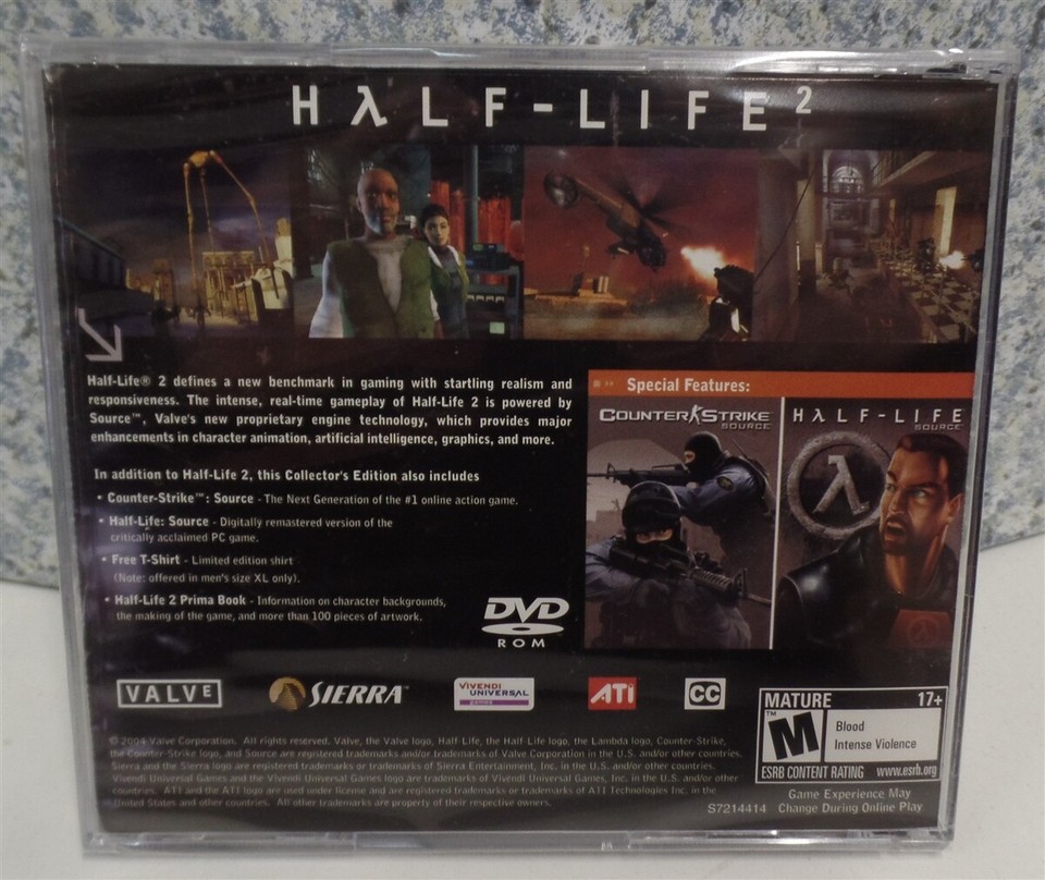 Video Game PC Half Life 2 Collectors Edition NEW SEALED Jewel | eBay