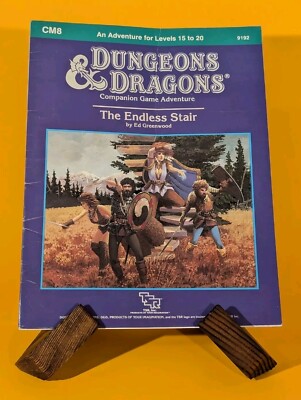 The Endless Stair CM8 D&D TSR 9192 Dungeons & Dragons Companion Module ...