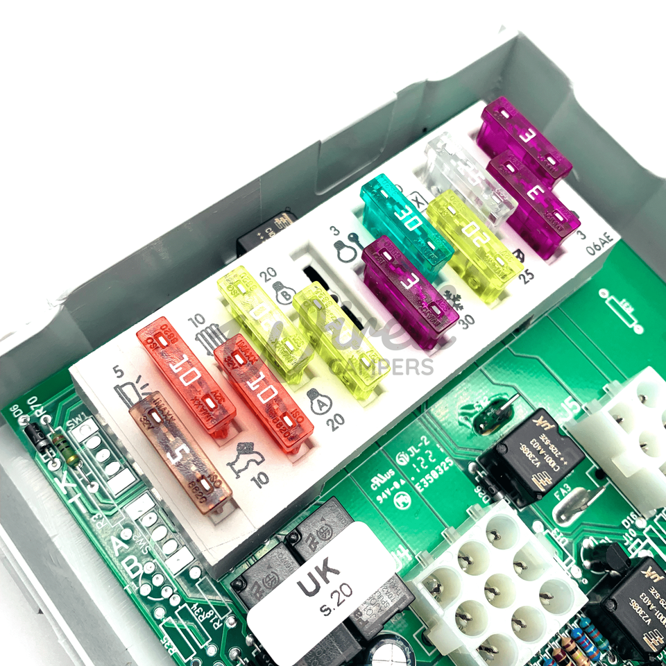CBE Camper Van / Motorhome DS300 UK 12V Distribution Fuse Box ...