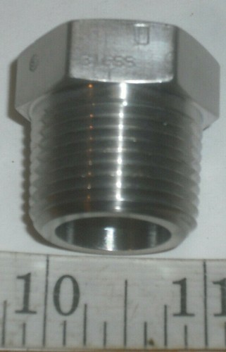Eaton Weatherhead 316 Stainless Steel Reducing Bushing 1" MNPT x 3/4 ...