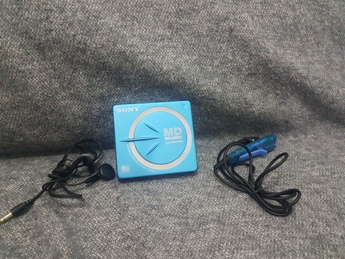 Sony MZ-E60 Blue Minidisc Portable Player fully tested | eBay UK