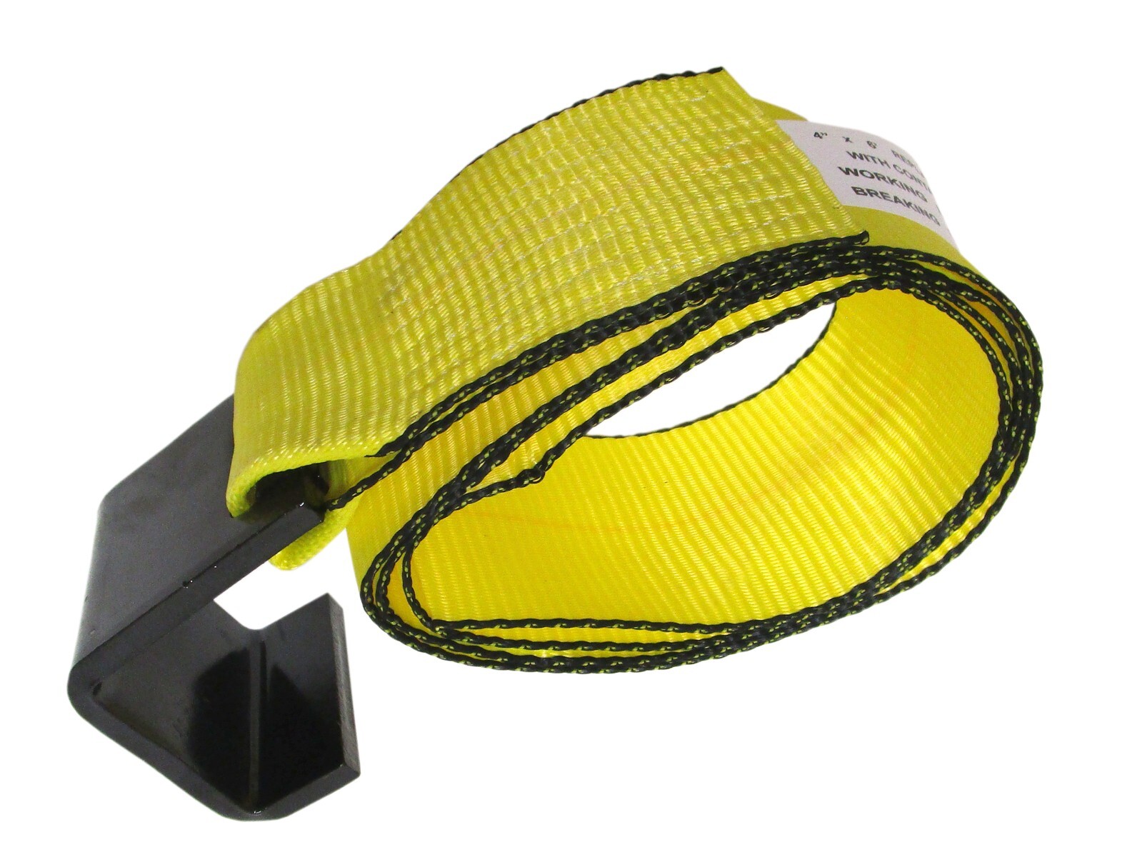 4" x 6' Roll Off Container Winch Strap with Flat Hook 5,400 lbs | eBay