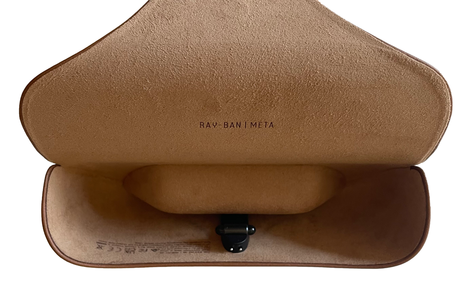 RAY-BAN Charging Case For Meta GEN 1,2 Smart Glasses Brown Brand New ...