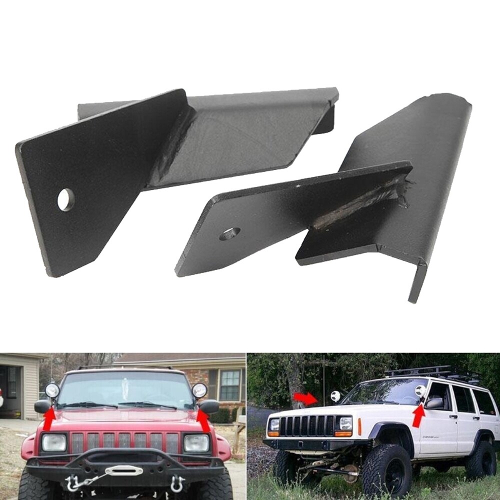 Jeep Cherokee Windshield Light Mounts Jeep Cherokee Light Bars