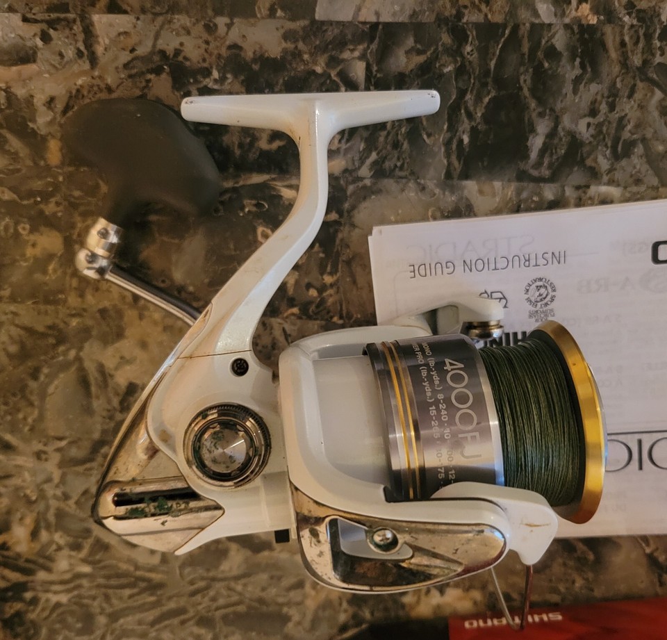 Shimano Stradic 4000FJ Spinning Fish Fishing Reel in Original Box w ...
