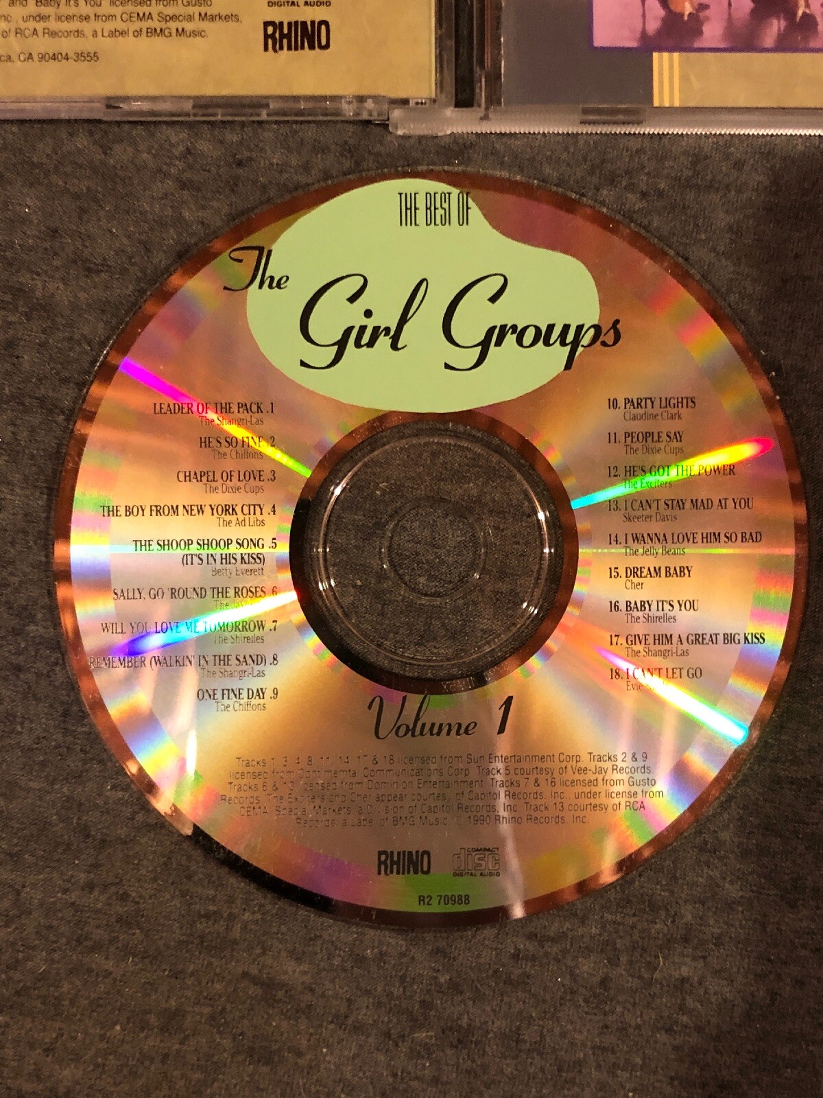 The Best of the Girl Groups, Vol. 1 by Various Artists (CD, Aug-1990 ...
