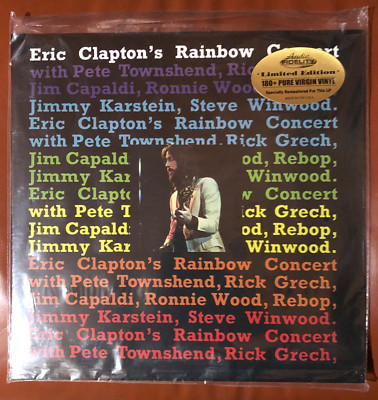 Eric Clapton CLAPTON'S RAINBOW CONCERT Audio Fidelity 180g LP Ltd Ed ...