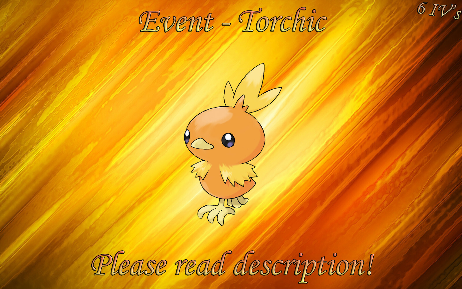 Shiny Torchic Pokemon X