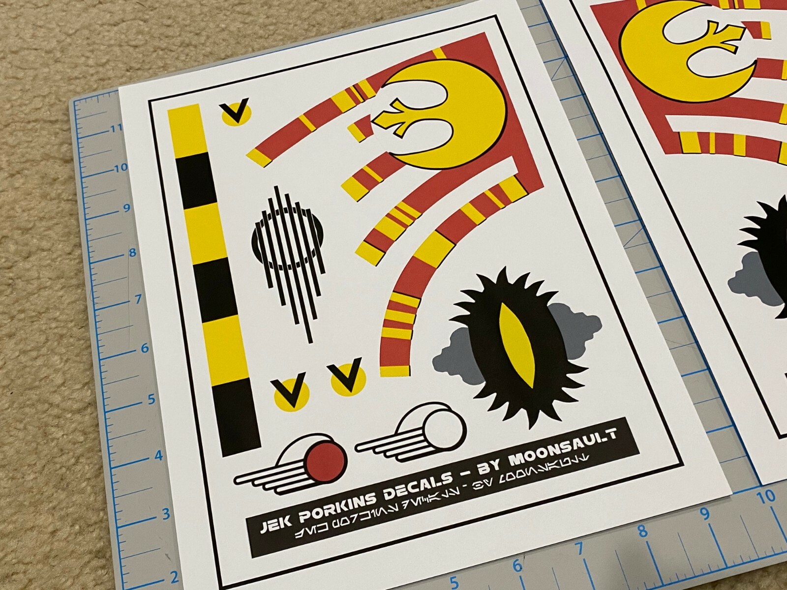 Star Wars Jek Porkins Movie Costume Replica Rebel X-wing Pilot Helmet ...