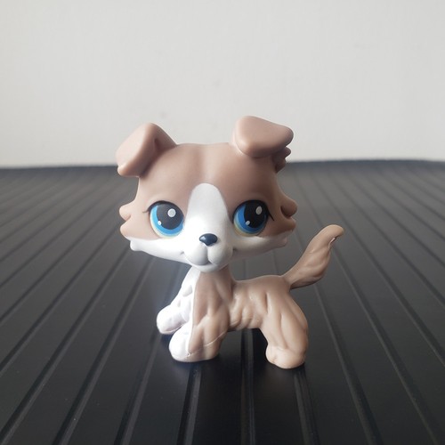 Littlest Pet Shop LPS Toy Collection #67 Collie Dog Grey and White Rare ...